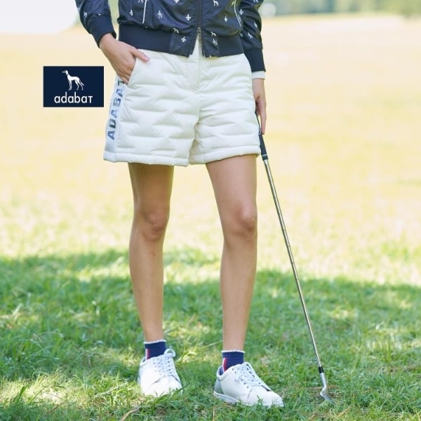 アダバット（adabat）/【ADABAT NAVY】ストレッチダウンショーツ