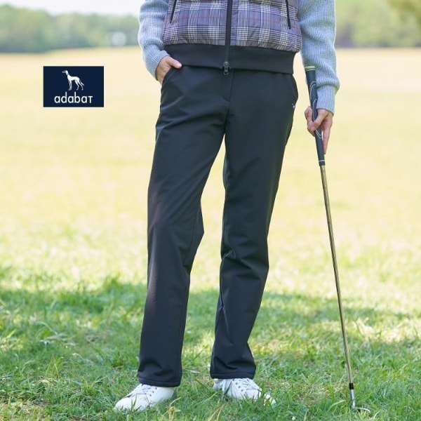 アダバット（adabat）/【ADABAT NAVY】【撥水】裏起毛ストレッチパンツ