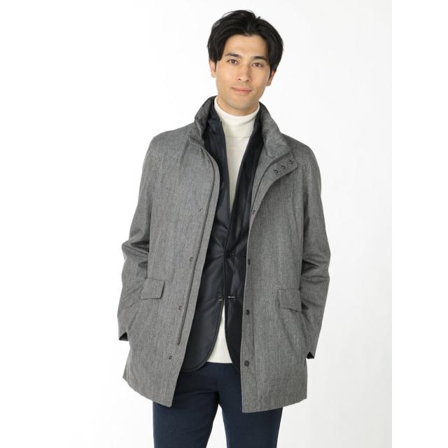 タカキュー（TAKA−Q）/防風撥水 3WAYハーフコート IN JACKET