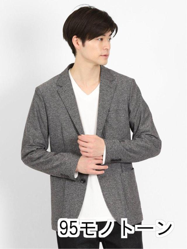 タカキュー（TAKA−Q）/レノマ オム スーパーストレッチメランジ 2ボタンスリムジャケット モノトーン