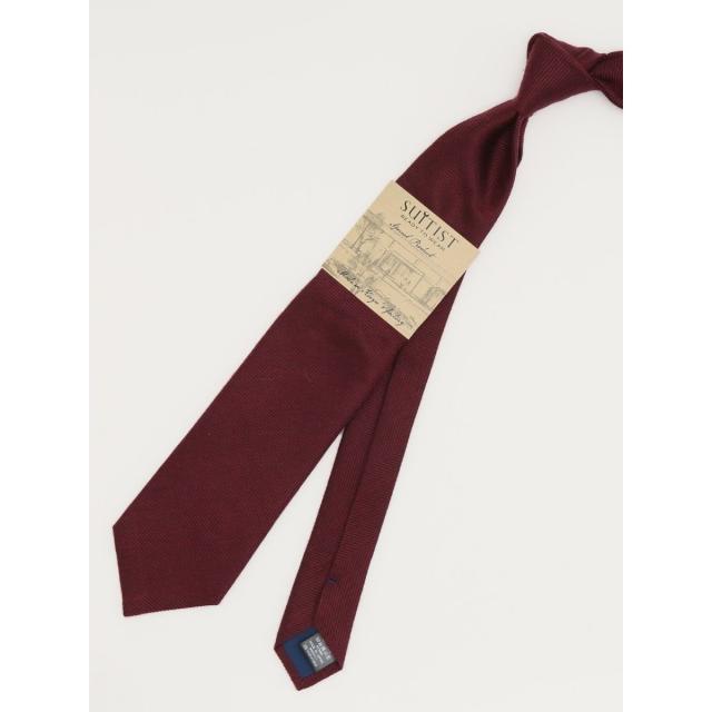 タカキュー（TAKA−Q）/スーティスト 日本製 シルク起毛 ソリッド ネクタイ 8．0cm幅