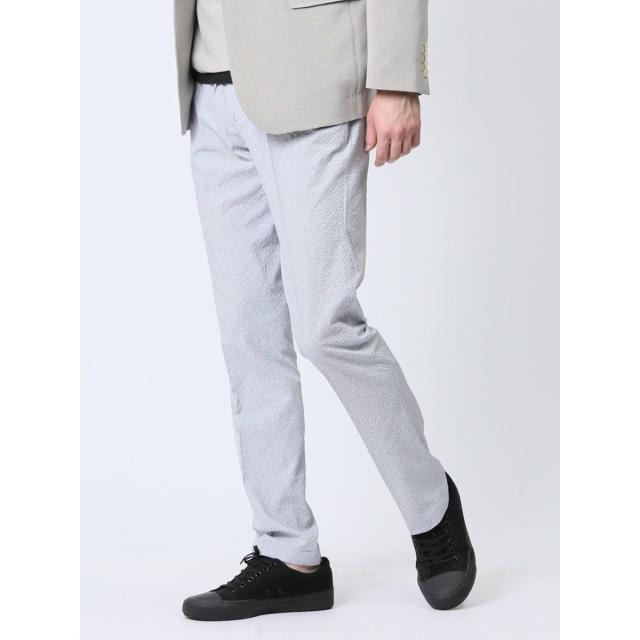 タカキュー（TAKA−Q）/レノマ オム 軽量  ノータックビジネスパンツ プリントライトグレー(セットアップ可能)