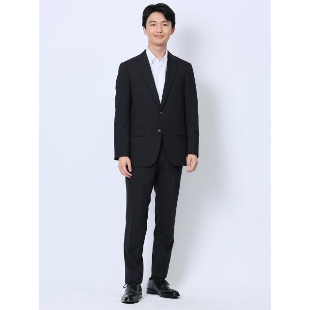 タカキュー（TAKA−Q）/【ウール混 パンツウォッシャブル】タカキュー 2ボタン2ピース セットアップスーツ ストライプ紺