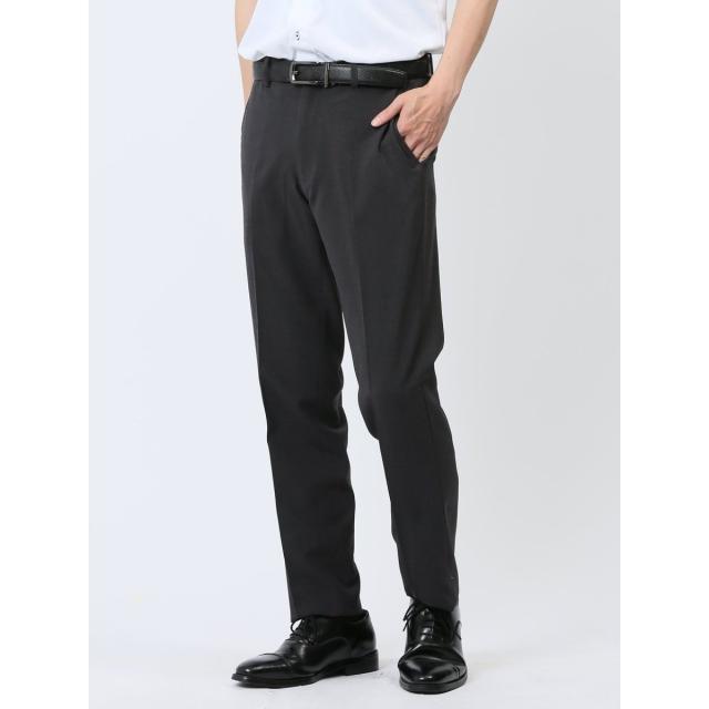 タカキュー（TAKA−Q）/タカキュー ウールライク ノータックビジネスパンツ ピケグレー