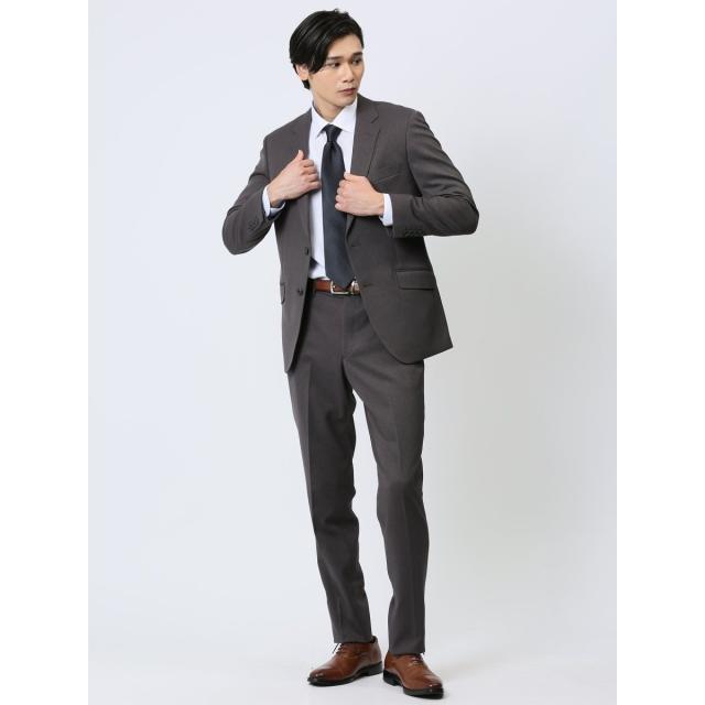 タカキュー（TAKA−Q）/【ストレッチ ウォッシャブル】タカキュー 2ボタン2ピース ビジネスセットアアップスーツ カルゼグレ