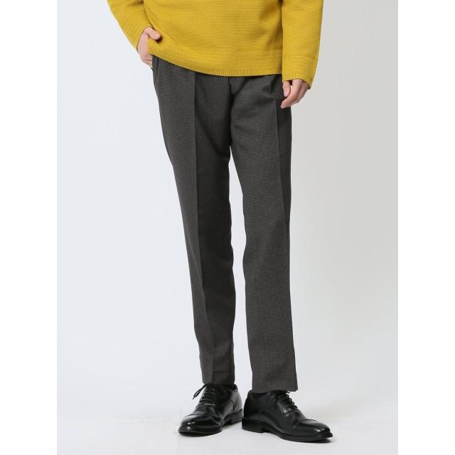 タカキュー（TAKA−Q）/タカキュー Woolen Tec On ノータックビジネスパンツ 千鳥グレー