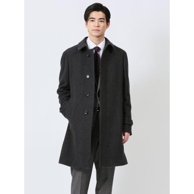タカキュー（TAKA−Q）/タカキュー ウール混 ステンカラーコート カルゼグレー
