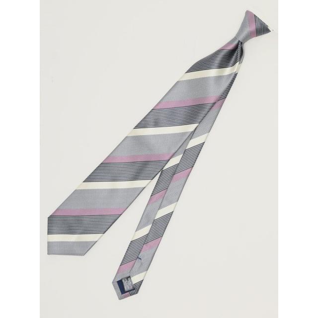 タカキュー（TAKA−Q）/スーティスト 日本製 シルクストライプ柄 ネクタイ 8．0cm幅