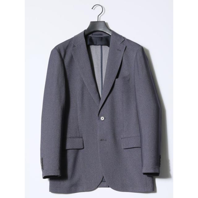 タカキュー（TAKA−Q）/スーティスト デニムライク 2ボタンジャケット 紺(セットアップ可能)