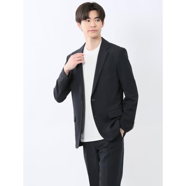 タカキュー（TAKA−Q）/タカキュー 軽量メッシュ 2ボタンジャケット 紺(セットアップ可能)