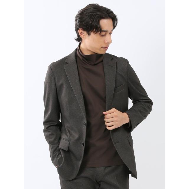 タカキュー（TAKA−Q）/【ストレッチ イージーケア】タカキュー 2ボタンジャケット カルゼ茶(セットアップ可能)