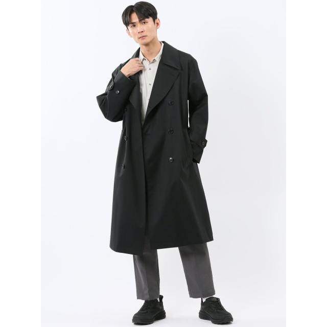 タカキュー（TAKA−Q）/【防風 ウール混 ゆったり】タカキュー オーバーサイズ ダブルトレンチコート