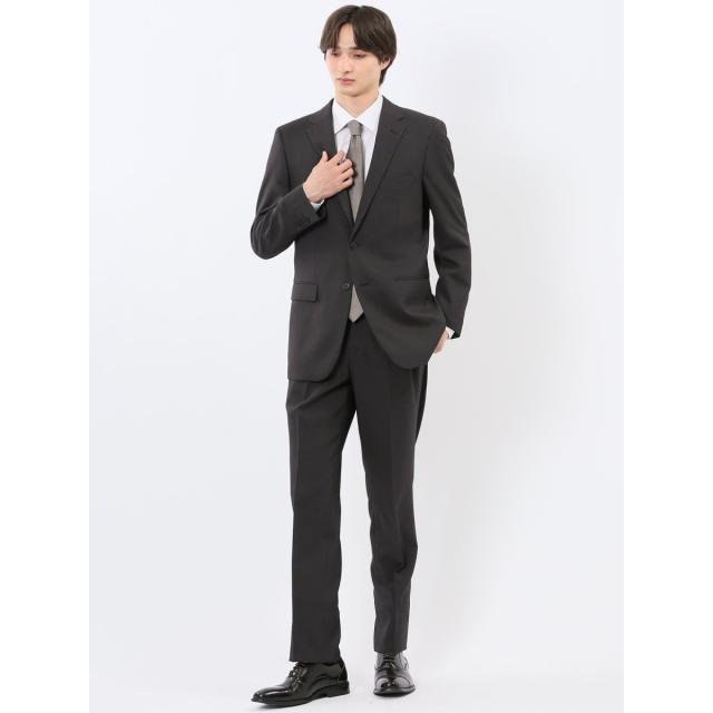 タカキュー（TAKA−Q）/【ストレッチ ウォッシャブル】タカキュー 2ボタン2ピース ビジネスセットアップスーツ 千鳥黒