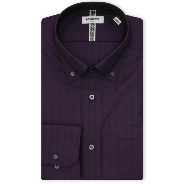 【NEW】タカキュー（TAKA−Q）/【モード イージーアイロン】レノマオム ショートボタンダウン ビジネスドレス長袖シャツ