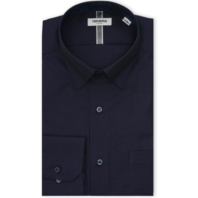 【NEW】タカキュー（TAKA−Q）/【モード イージーアイロン】レノマオム スナップダウン ビジネスドレス長袖シャツ