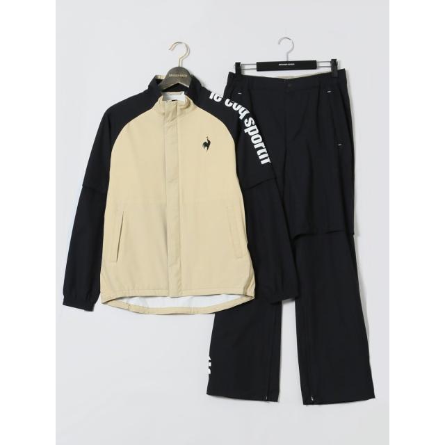 グランバック（GRAND−BACK）/【大きいサイズ 撥水 袖2WAY】ルコックスポルティフ ゴルフ ストレッチレインウェア 上下セット