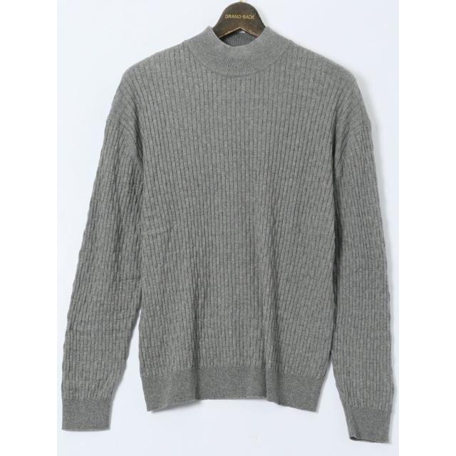グランバック（GRAND−BACK）/【大きいサイズ】gim ウォッシャブル 綿カシミヤ ハイネックニット
