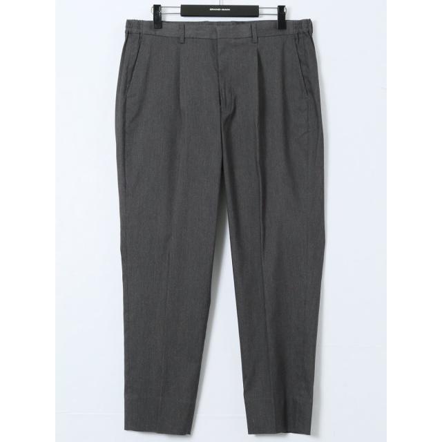 グランバック（GRAND−BACK）/【大きいサイズ】グランバック ストレッチ デニム調 ワンタックスラックス