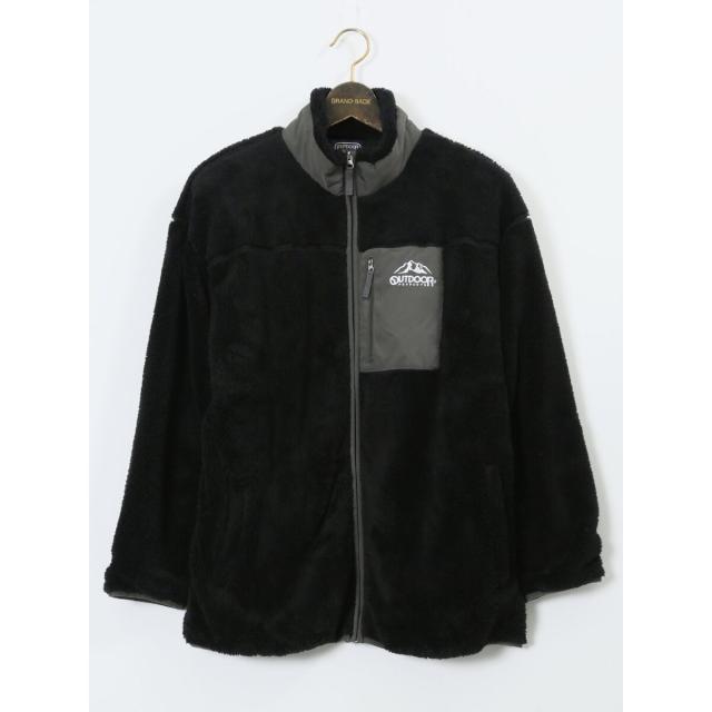 グランバック（GRAND−BACK）/【大きいサイズ】アウトドアプロダクツ ボアフリース フルジップ スタンドジャケット