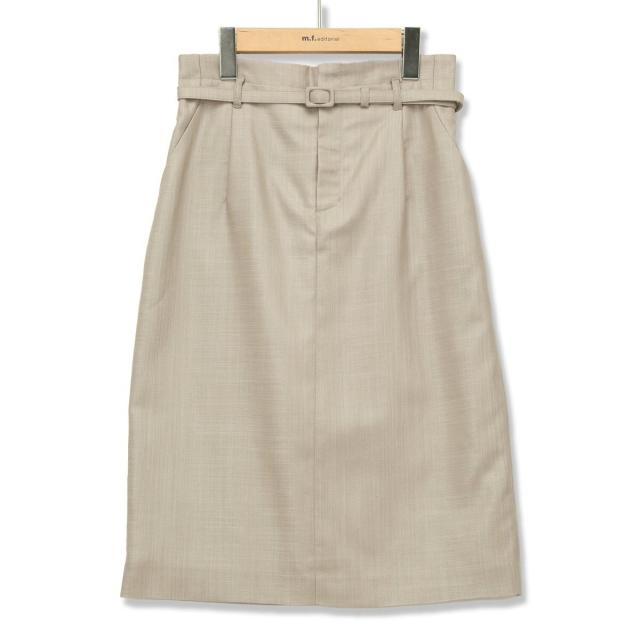 【NEW】m．f．エディトリアル/ホトフレッシュ/HOTOFRESH タイトスカート ベージュ(セットアップ可能)