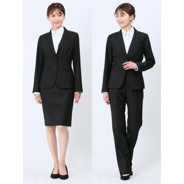 m．f．エディトリアル（m．f．editorial）/【リクルート ストレッチ ウォッシャブル】m．f．エディトリアル 2釦ジャケット＋スカート＋…