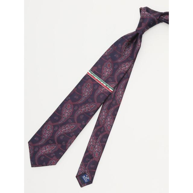 m．f．エディトリアル（m．f．editorial）/ファットゥーラ シルクペイズリー柄 ネクタイ 8．0cm幅