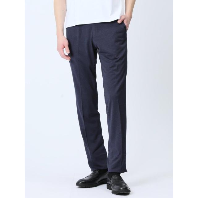 m．f．エディトリアル（m．f．editorial）/m．f．エディトリアル デニム調 ノータックビジネスパンツ ダルブルー(セットアップ可能)