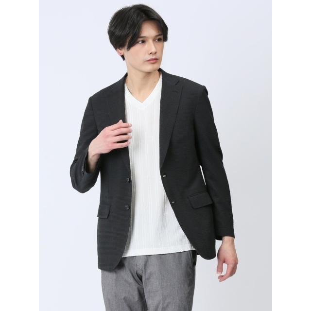 m．f．エディトリアル（m．f．editorial）/m．f．エディトリアル ドットエア 2ボタンジャケット 黒(セットアップ可能)