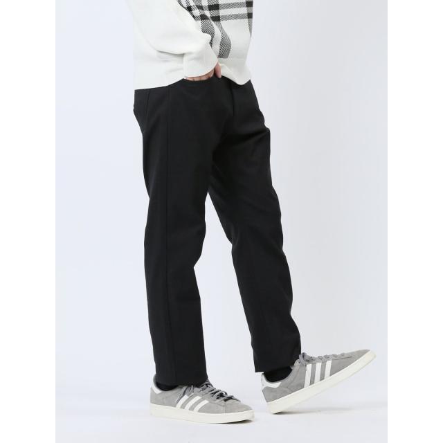 m．f．エディトリアル（m．f．editorial）/m．f．エディトリアル クロスストレッチ裏起毛 スリムパンツ ドビー