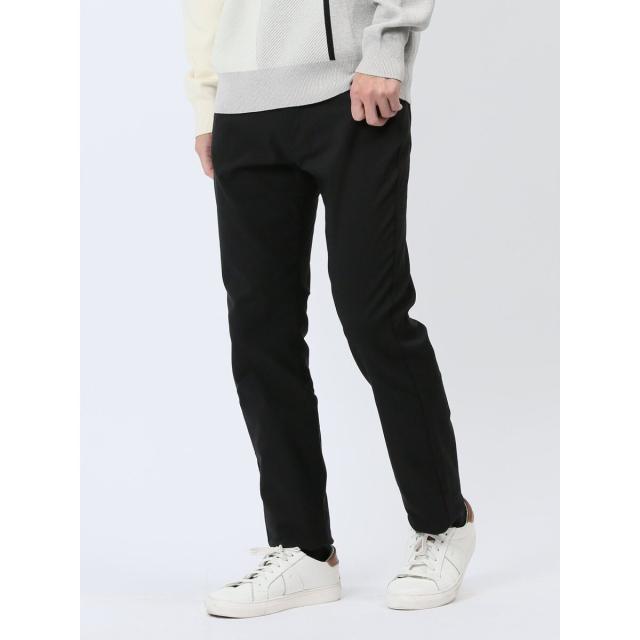 m．f．エディトリアル（m．f．editorial）/m．f．エディトリアル クロスストレッチ裏起毛 スリムパンツ ヘリンボン