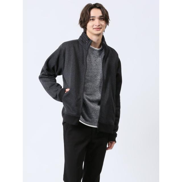 m．f．エディトリアル（m．f．editorial）/m．f．エディトリアル メランジ裏起毛 ボリュームネック カットアウター