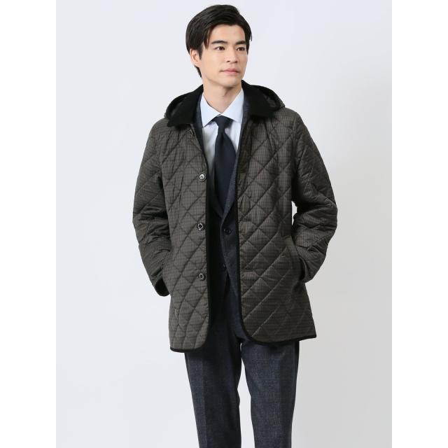 m．f．エディトリアル（m．f．editorial）/【キルティング仕様】 フード着脱 中綿キルティングジャケット