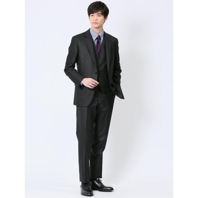 m．f．エディトリアル（m．f．editorial）/【光沢 ウール混 ストレッチ】m．f．エディトリアル 2ボタン3ピース セットアップスーツ 千…