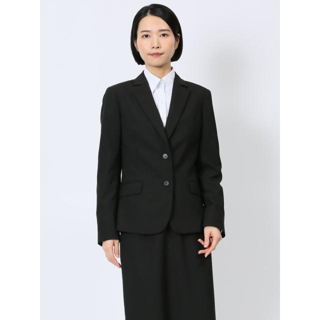 m．f．エディトリアル（m．f．editorial）/【ストレッチ ウォッシャブル 撥水】m．f．エディトリアル 黒無地2釦ジャケット(セットアッ…