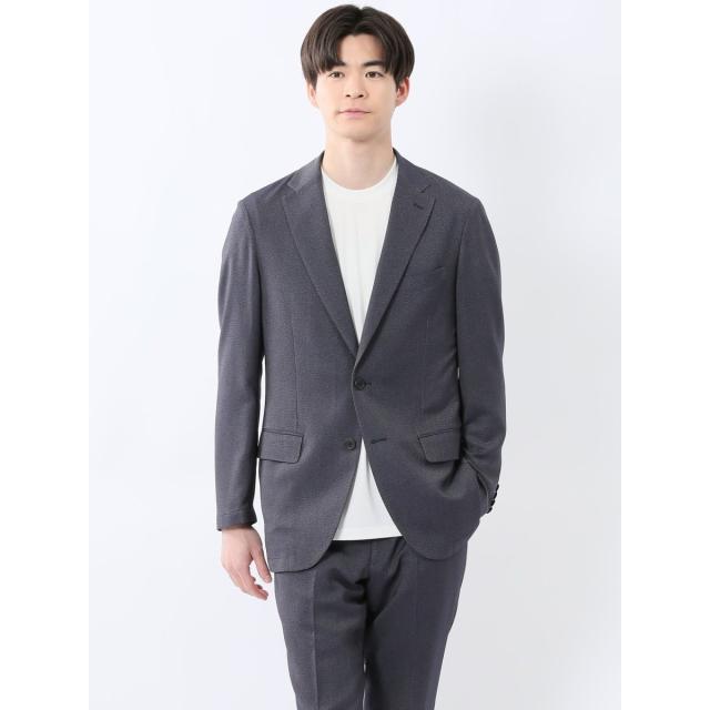 m．f．エディトリアル（m．f．editorial）/m．f．エディトリアル 軽量メッシュ 2ボタンジャケット デニム調(セットアップ可能)