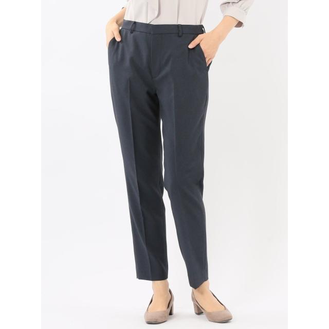 m．f．エディトリアル（m．f．editorial）/【ストレッチ ウォッシャブル】m．f．エディトリアル ウール調 テーパードパンツ 紺