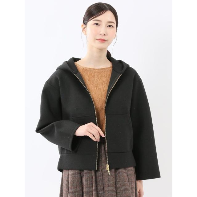 m．f．エディトリアル（m．f．editorial）/【リラックス ややゆったり】m．f．エディトリアル ツイードボンディング フーデッドブルゾン