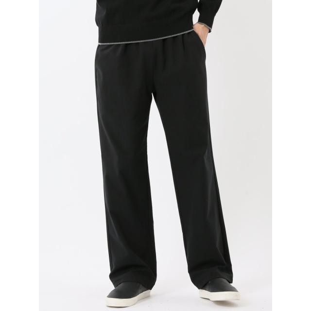 【NEW】m．f．エディトリアル（m．f．editorial）/circle motion contra ワイドストレートパンツ(セットアップ可能)