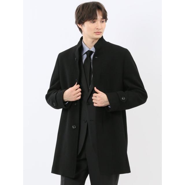 m．f．エディトリアル（m．f．editorial）/【尾州 ウール混】m．f．エディトリアル スタンドカラーコート カルゼ