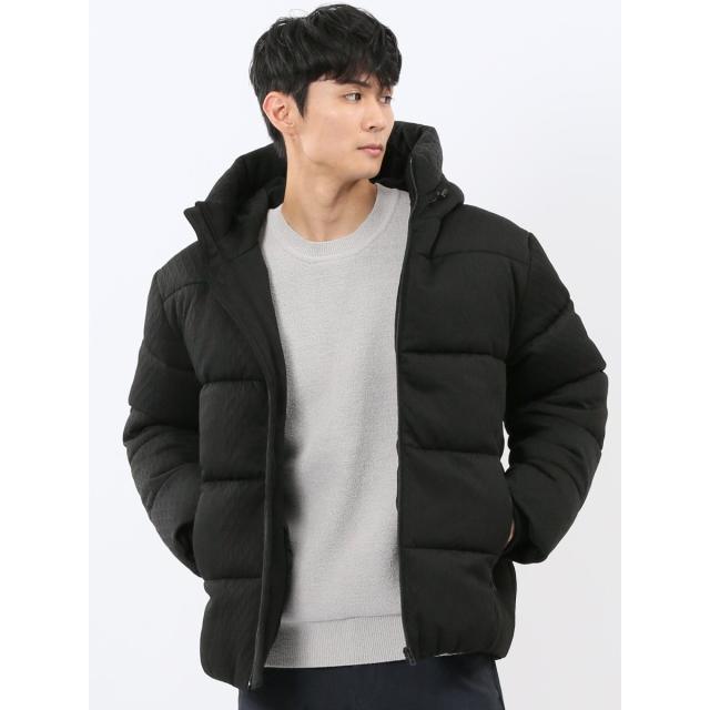 m．f．エディトリアル（m．f．editorial）/【ハンドウォッシャブル ややゆったり】m．f．エディトリアル ジャガード フーデッド 中綿ブ…