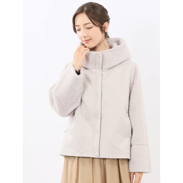 m．f．エディトリアル（m．f．editorial）/リバーシブル フーデッド ショートブルゾン