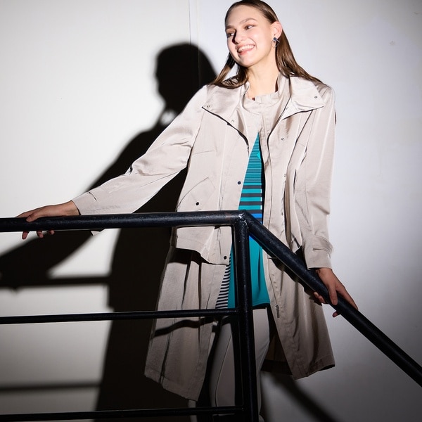 リリアンビューティ（Liliane Burty）/【M〜4L】ダルサテン4WAYコート