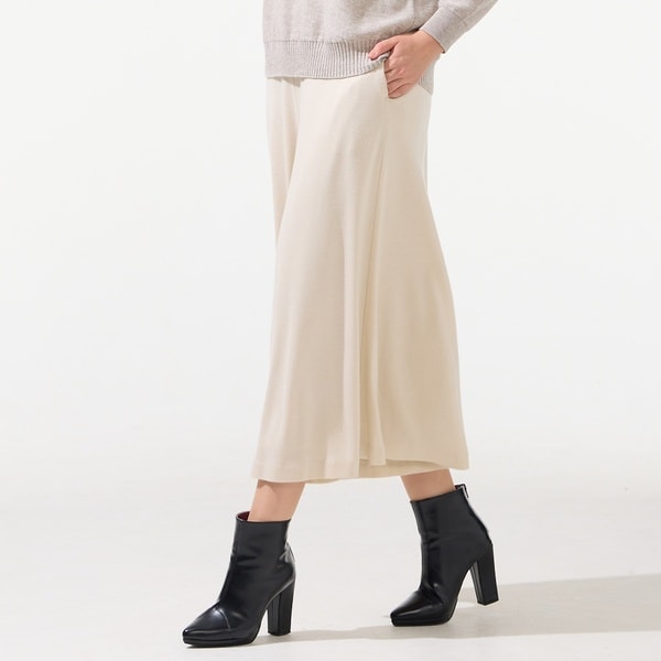 リリアンビューティ（Liliane Burty）/【L〜4L/セットアップ対応】ウォームスムースキュロットパンツ