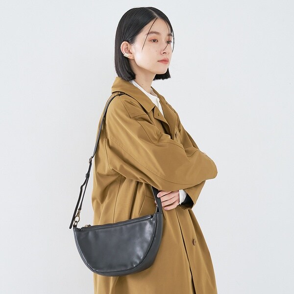 コレックス（collex）/レザーハーフムーンワンショルダーバッグ
