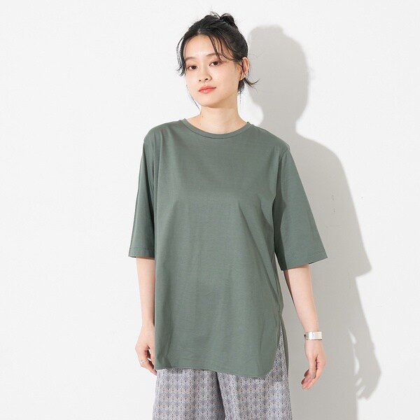 コレックス（collex）/【接触冷感・UVカット】コンパクトクールチュニックTシャツ