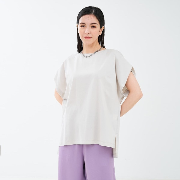 コレックス（collex）/【接触冷感・UVカット】コンパクトクールフレンチスリーブチュニック