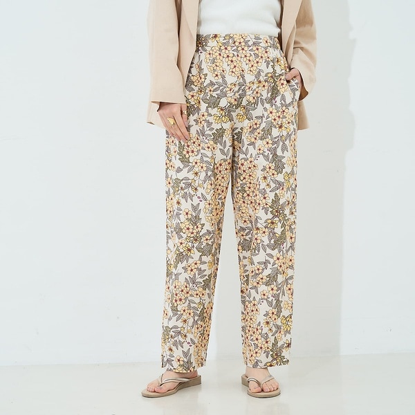 コレックス（collex）/ボタニカルプリントパンツ