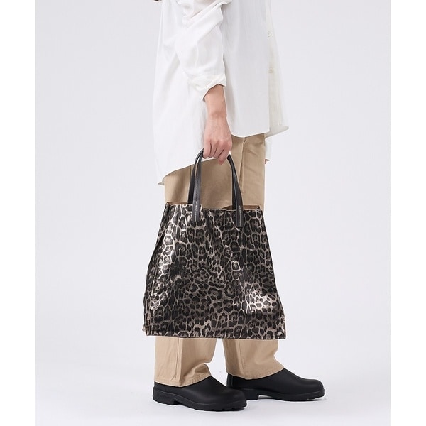 コレックス（collex）/【WEB限定】【AULENTTI/オウレンティ】ポーチ付きトートバッグ　ヒョウ柄