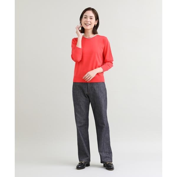 イッツインターナショナル（I．T．’S． international）/ベーシッククルーネックニット《HARMONY》