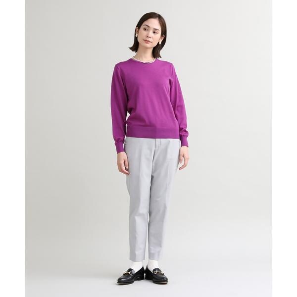 イッツインターナショナル（I．T．’S． international）/ベーシッククルーネックニット《HARMONY》